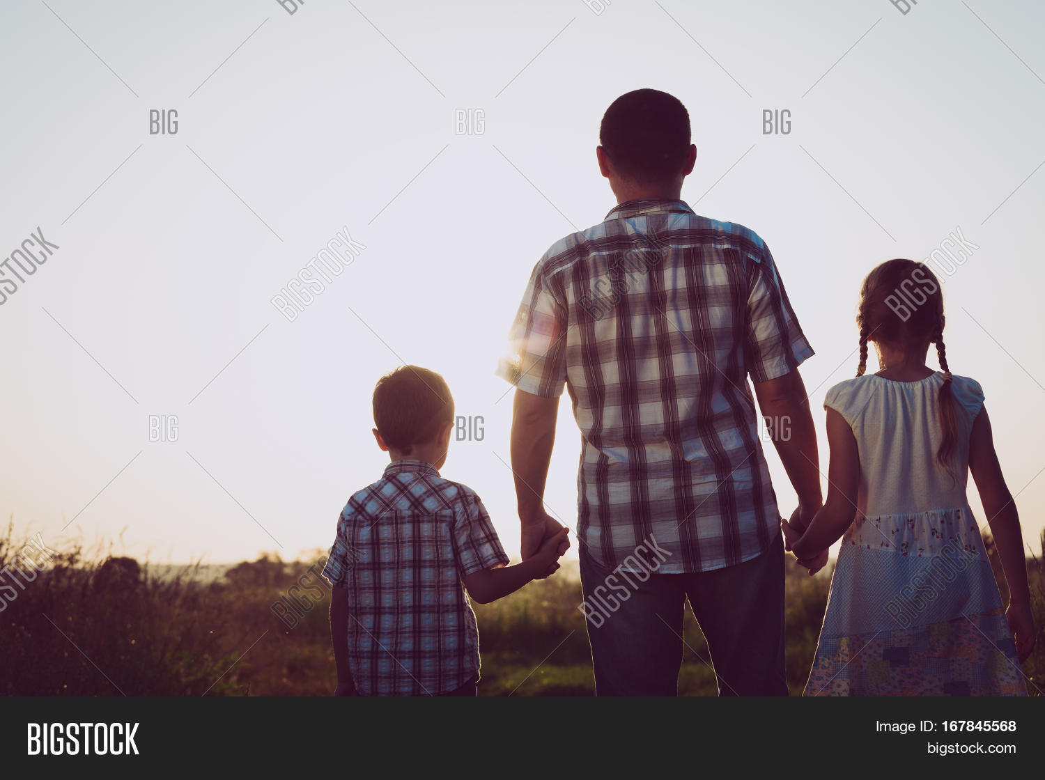 Father Children Image & Photo (Free Trial) | Bigstock