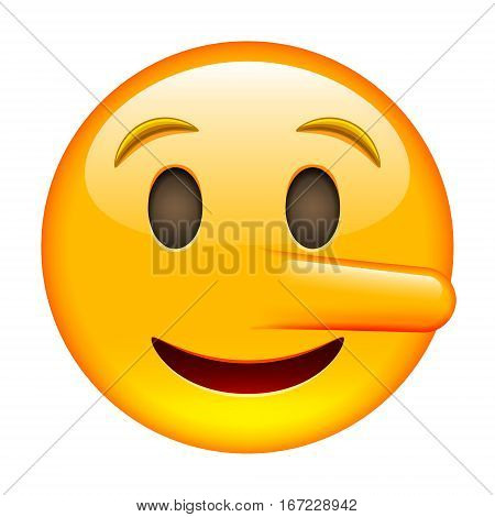 Liar Smile Emoticon. Vector & Photo (Free Trial) | Bigstock