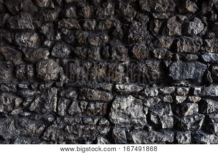 Dark Rock Wall Made Image & Photo (Free Trial) | Bigstock