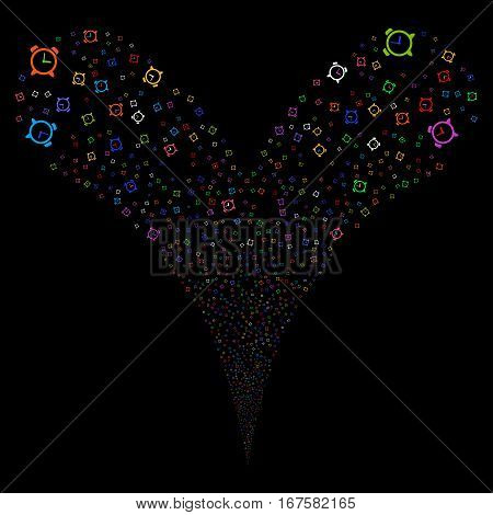 Alarm Clock Fireworks Vector & Photo (Free Trial) | Bigstock