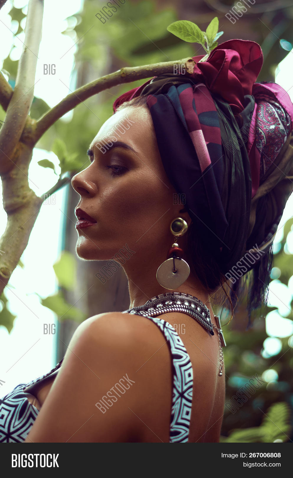 Fashion Model Turban Image & Photo (Free Trial) | Bigstock