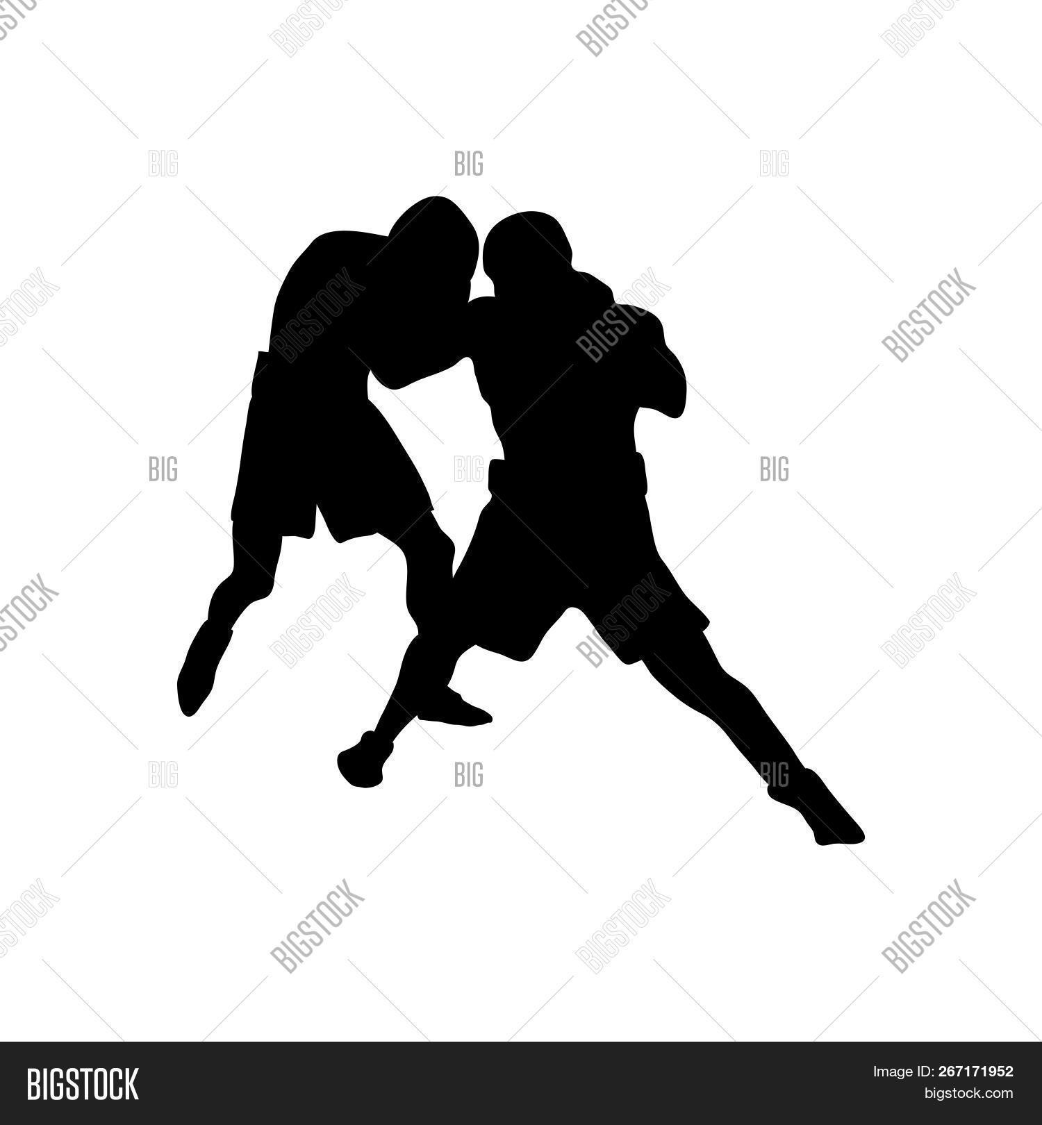 Boxing Silhouette. Vector & Photo (Free Trial) | Bigstock