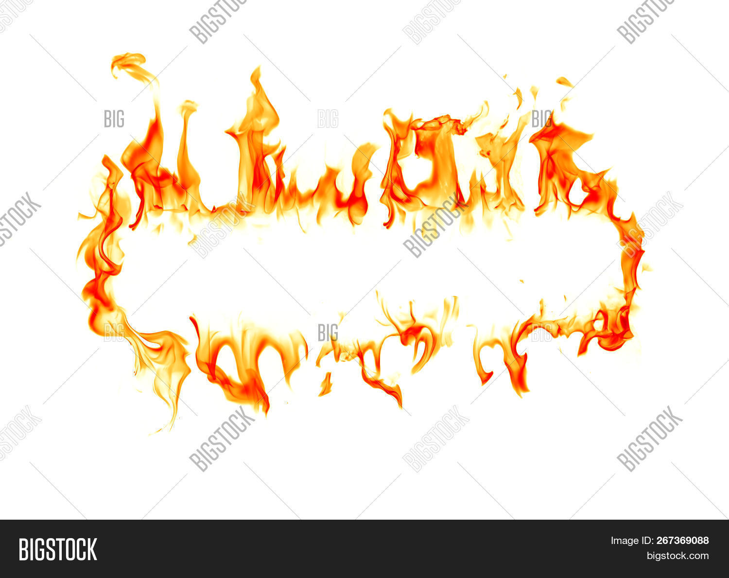 Fire Flames Frame Image & Photo (Free Trial) | Bigstock