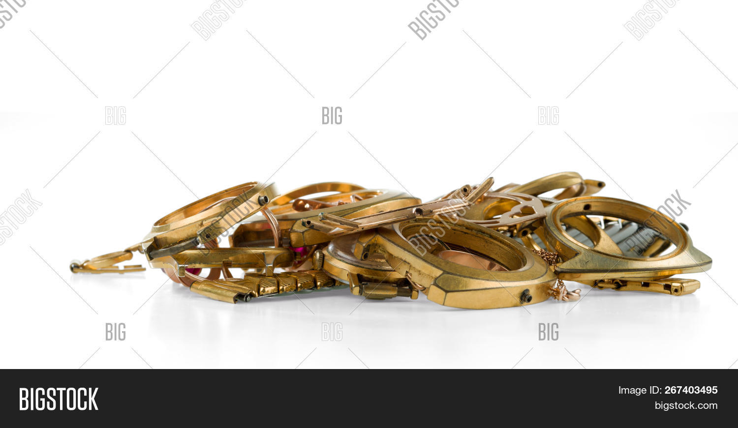 Scrap Gold. Old Broken Image & Photo (Free Trial) | Bigstock