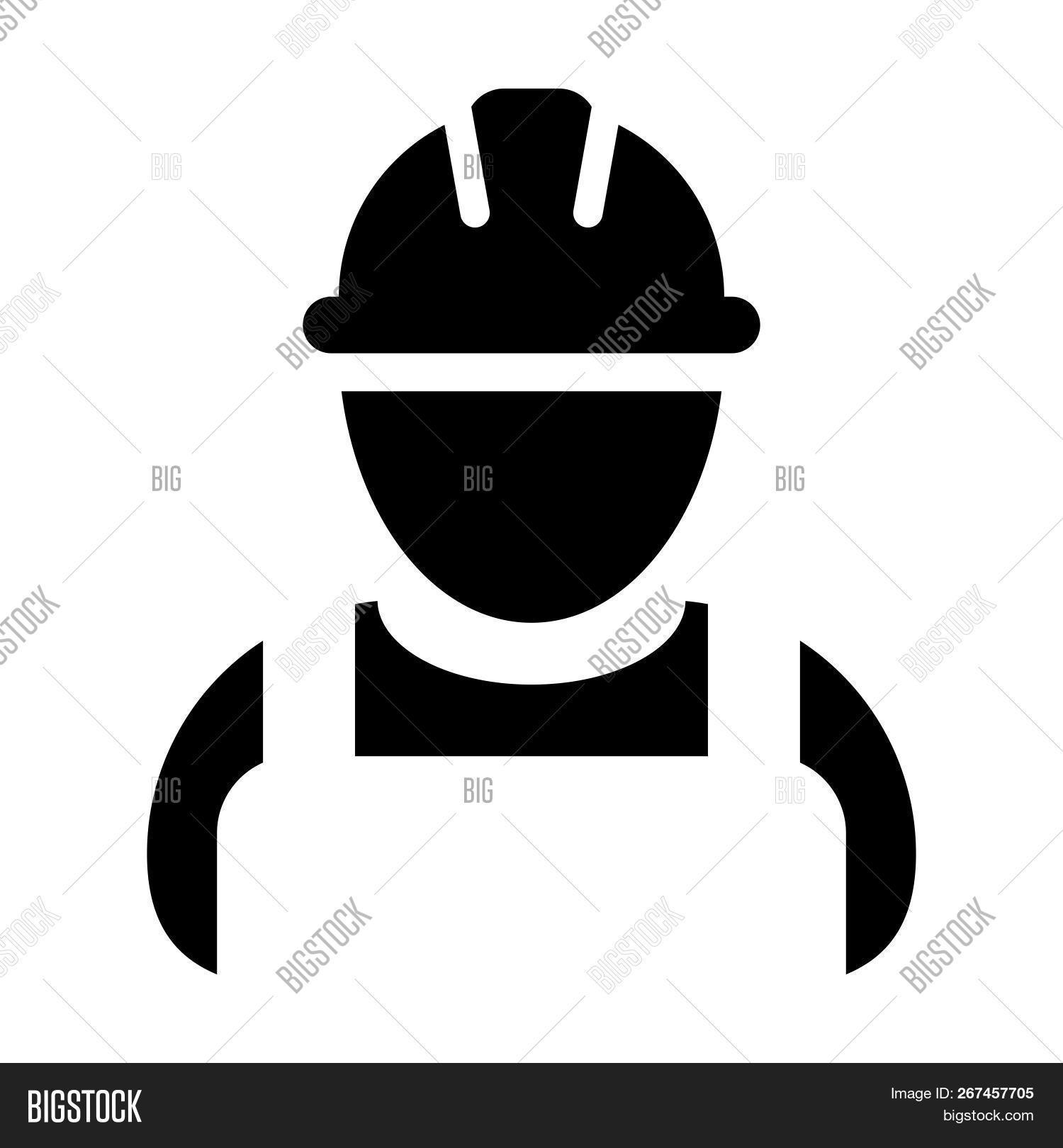 Contractor Icon Vector & Photo (Free Trial) | Bigstock