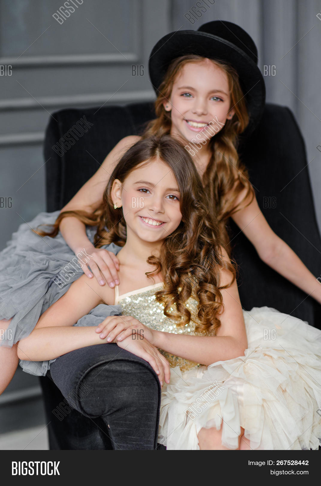 Portrait Two Girls Image & Photo (Free Trial) | Bigstock