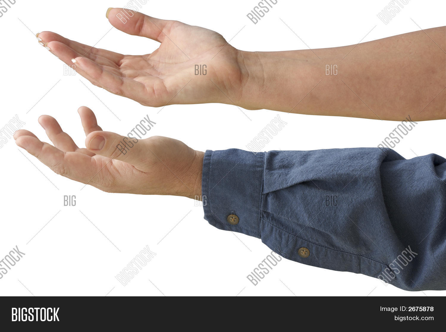 Man Woman Outstretched Image & Photo (Free Trial) | Bigstock