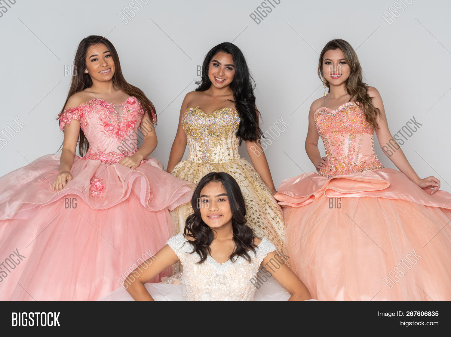 Four Teenage Girls Image & Photo (Free Trial) | Bigstock