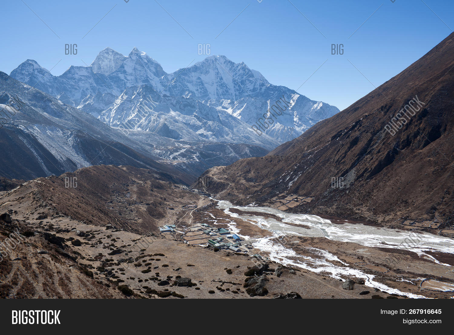 Pangboche Village On Image & Photo (Free Trial) | Bigstock