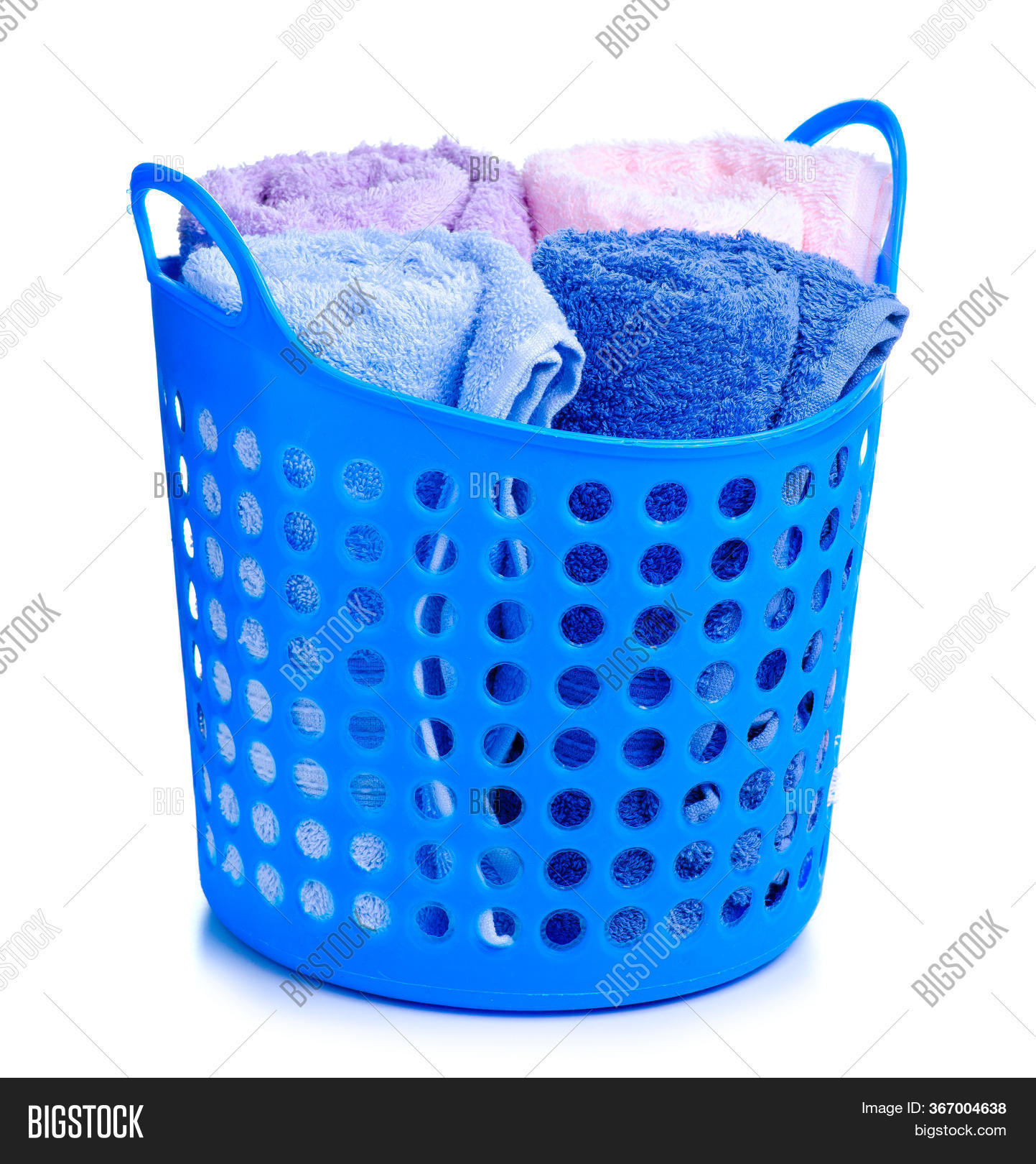 Blue Plastic Laundry Image & Photo (Free Trial) | Bigstock
