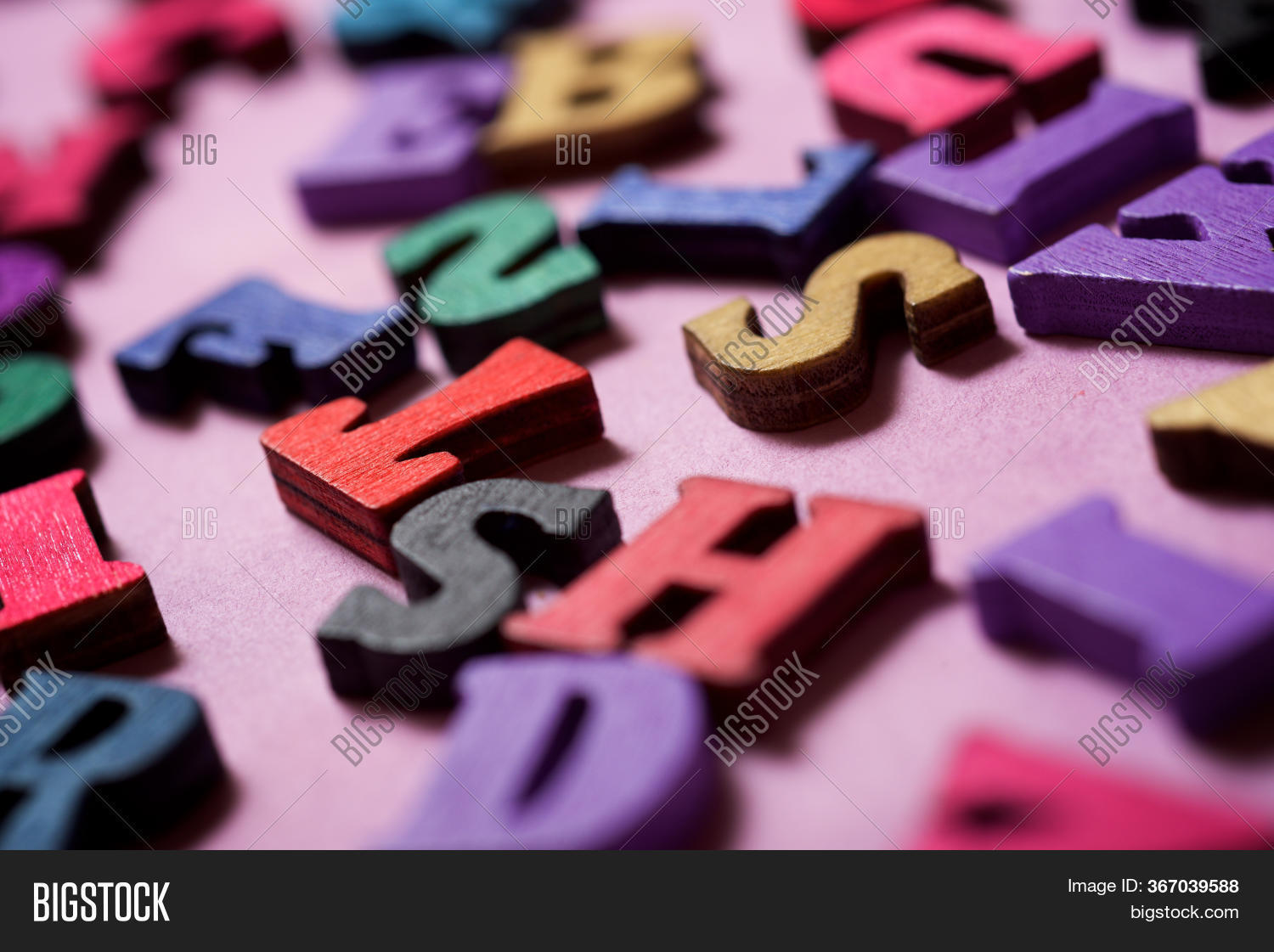 Wood Letters On Table Image & Photo (Free Trial) | Bigstock
