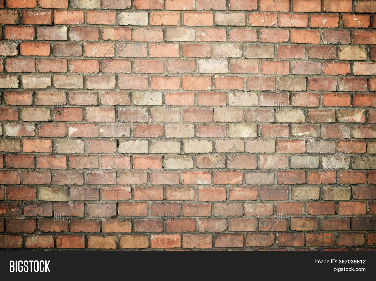 Front View Old Brick Image & Photo (Free Trial) | Bigstock
