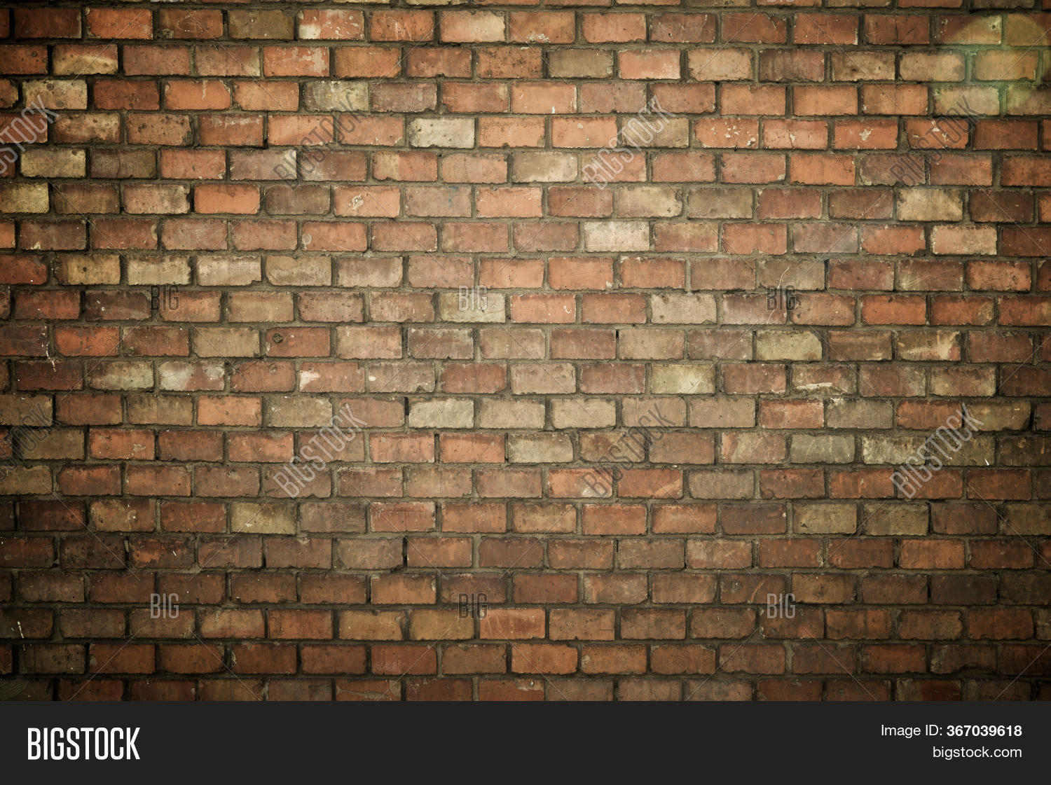 Front View Old Brick Image & Photo (Free Trial) | Bigstock