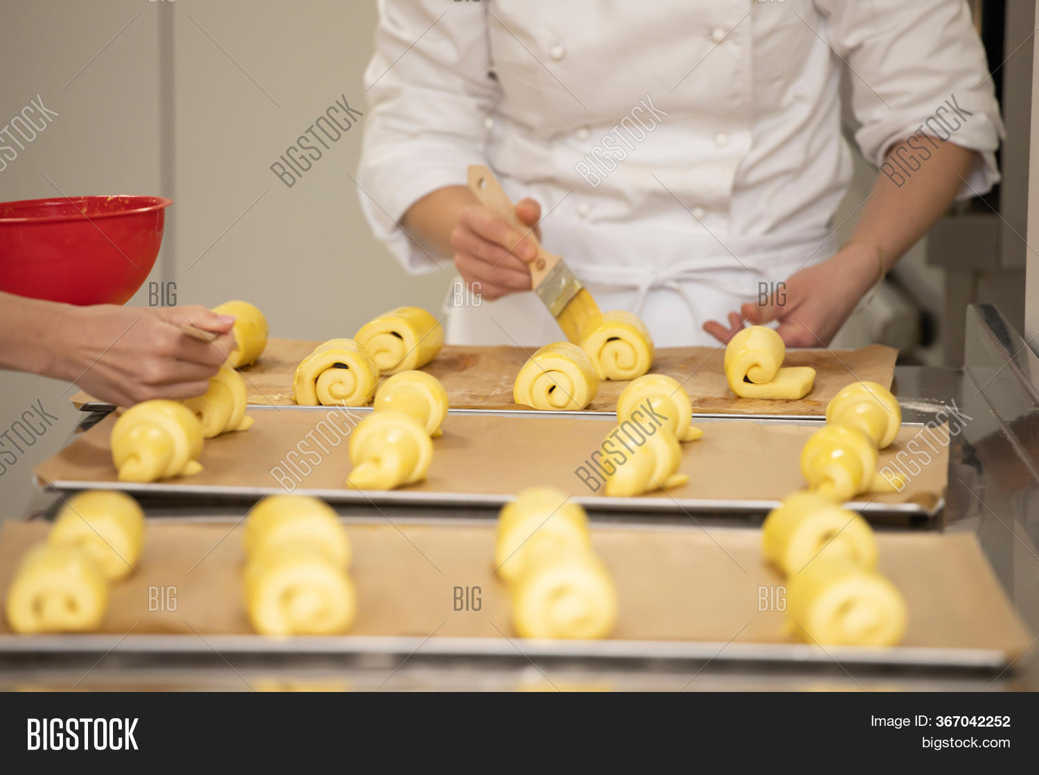 Baker Working Bakery Image & Photo (Free Trial) | Bigstock