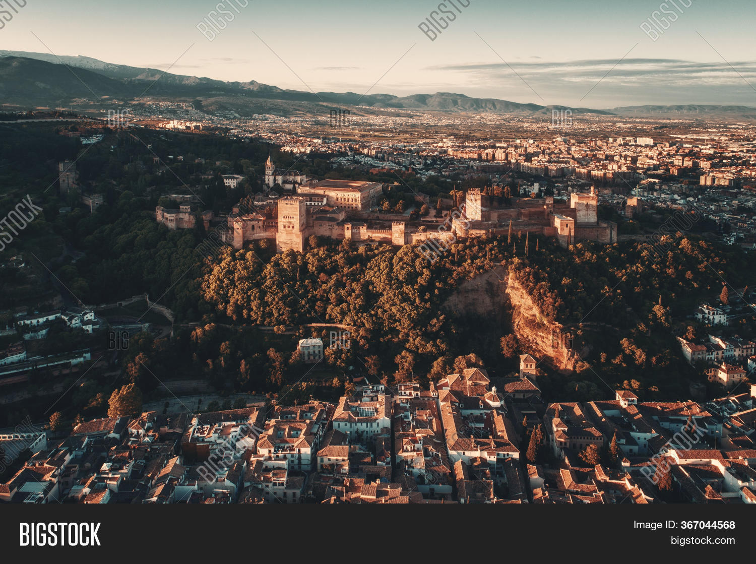 Alhambra Aerial View Image & Photo (Free Trial) | Bigstock