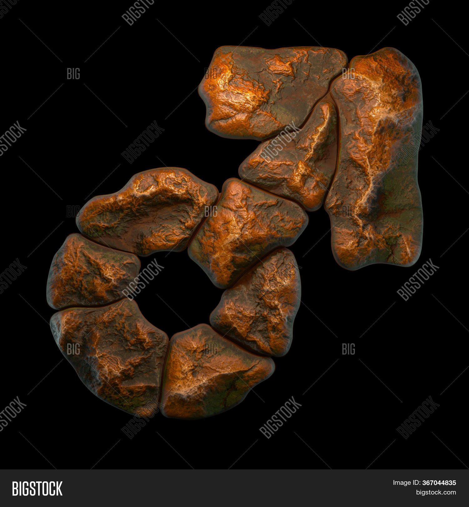 Rocky Symbol Male. Image & Photo (Free Trial) | Bigstock