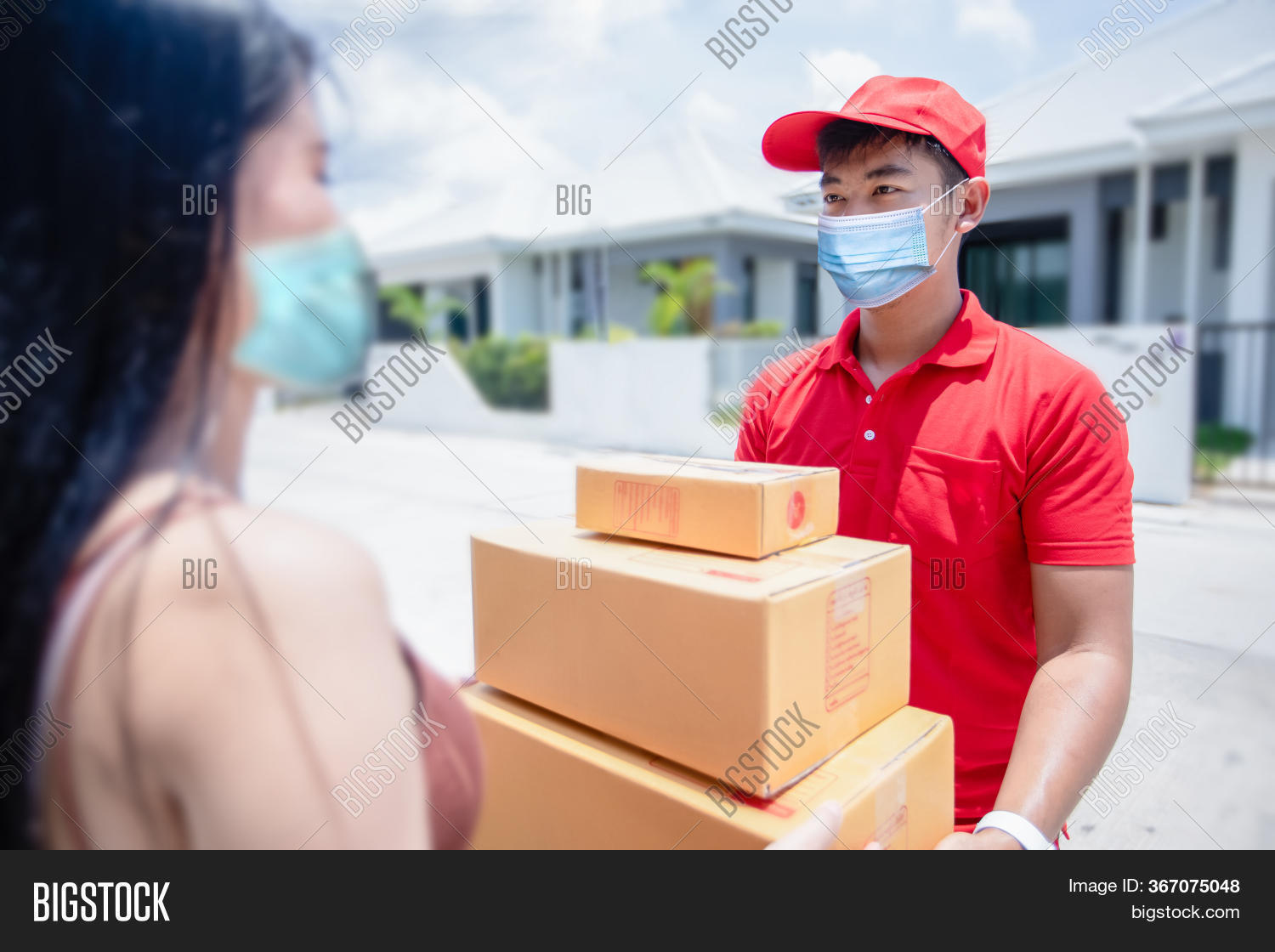 Asian Delivery Image & Photo (Free Trial) | Bigstock