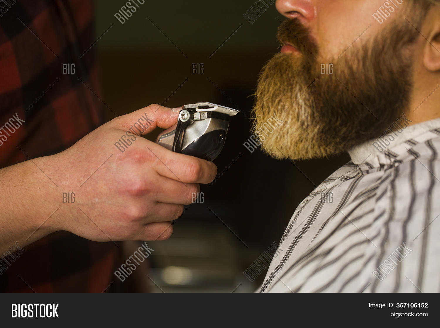 Barber Cuts His Beard Image & Photo (Free Trial) | Bigstock