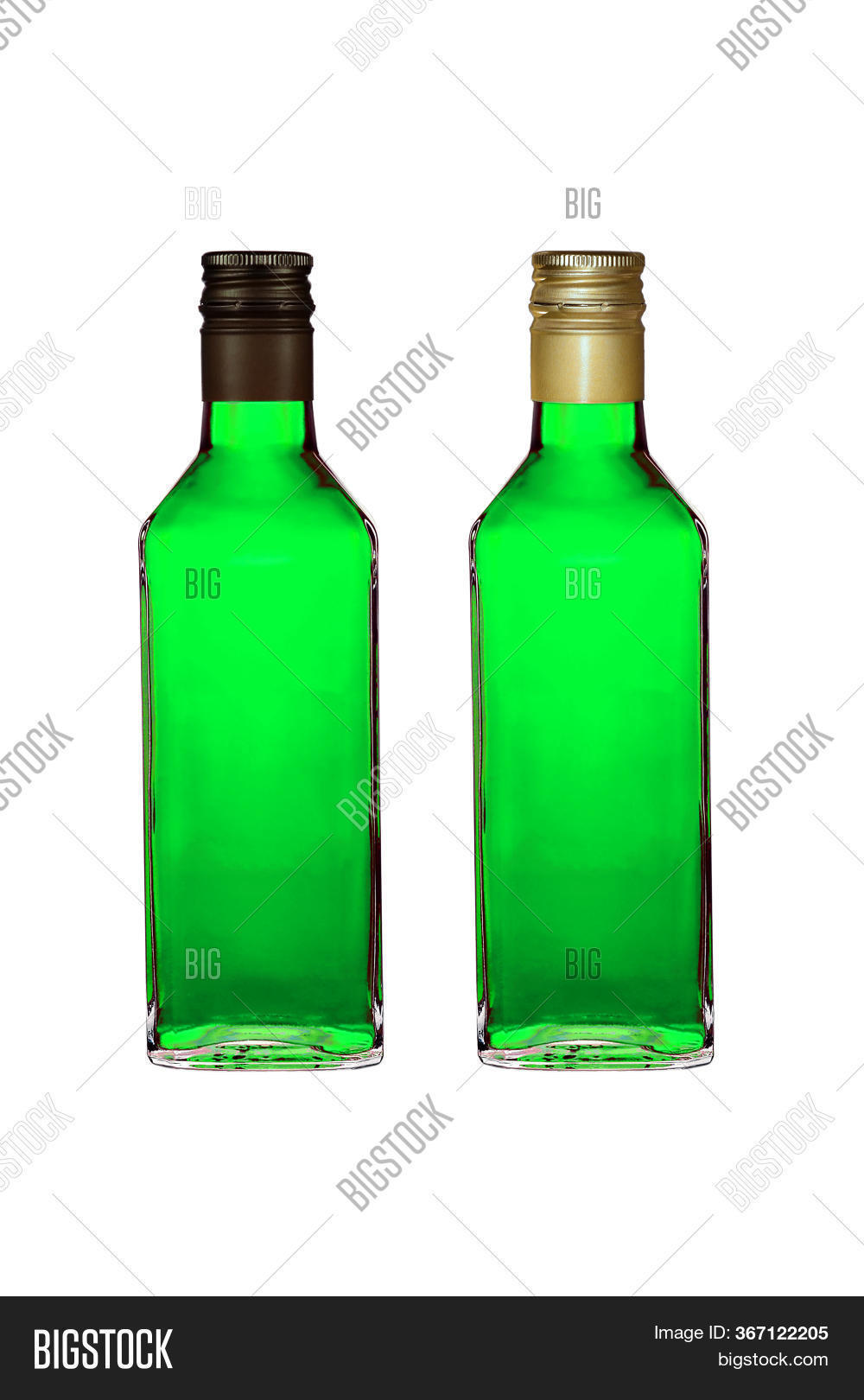 Two Bottles Green Image & Photo (Free Trial) | Bigstock