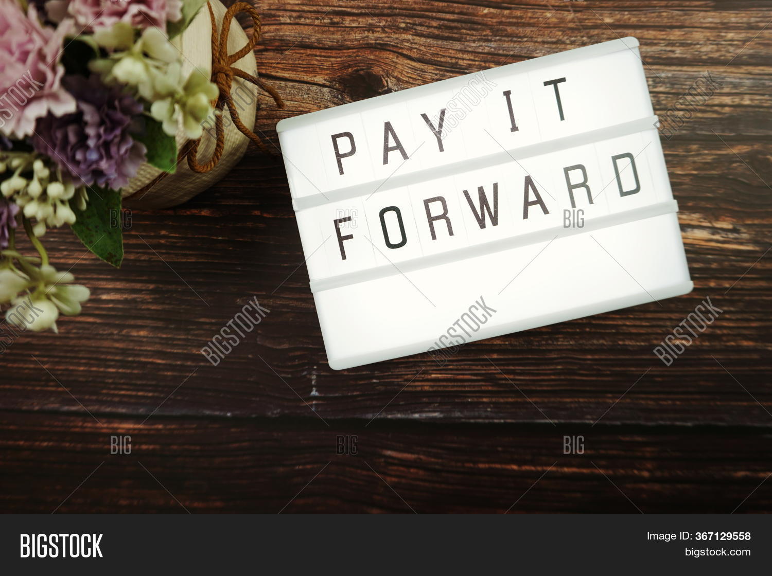 Pay Forward Word Light Image & Photo (Free Trial) | Bigstock