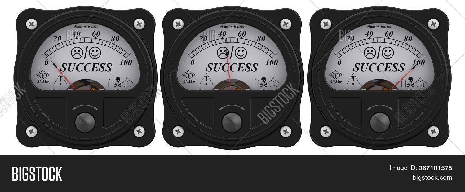 Success Indicator. Set Image & Photo (Free Trial) | Bigstock