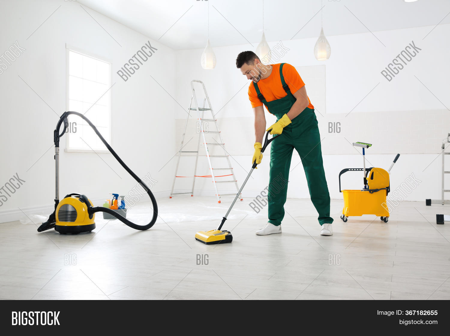 Professional Janitor Image & Photo (Free Trial) | Bigstock