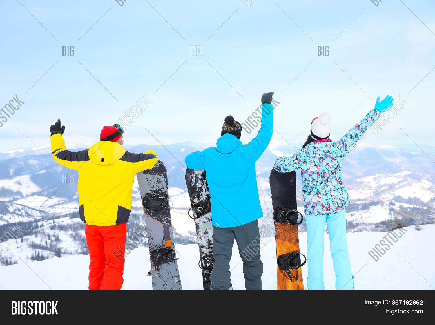 Friends Snowboards Image & Photo (Free Trial) | Bigstock