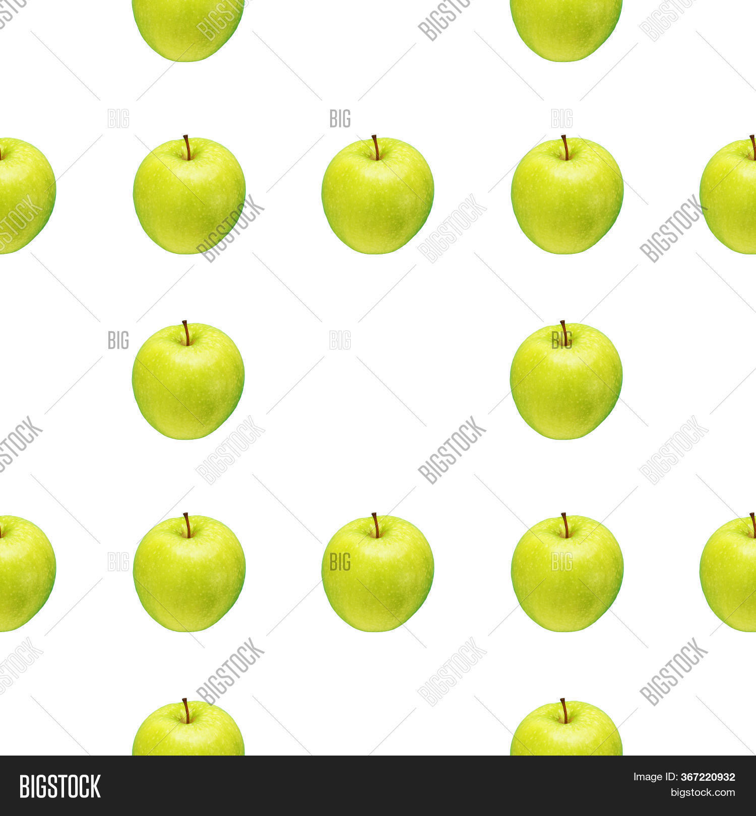 Pattern Green Apples Image & Photo (Free Trial) | Bigstock