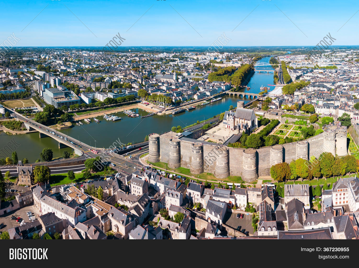Angers Aerial Image & Photo (Free Trial) | Bigstock