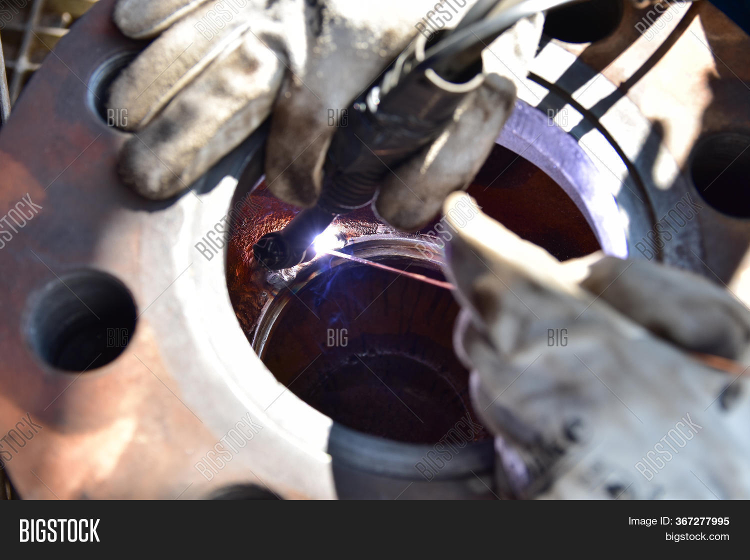 Close- Welding Work. Image & Photo (Free Trial) | Bigstock