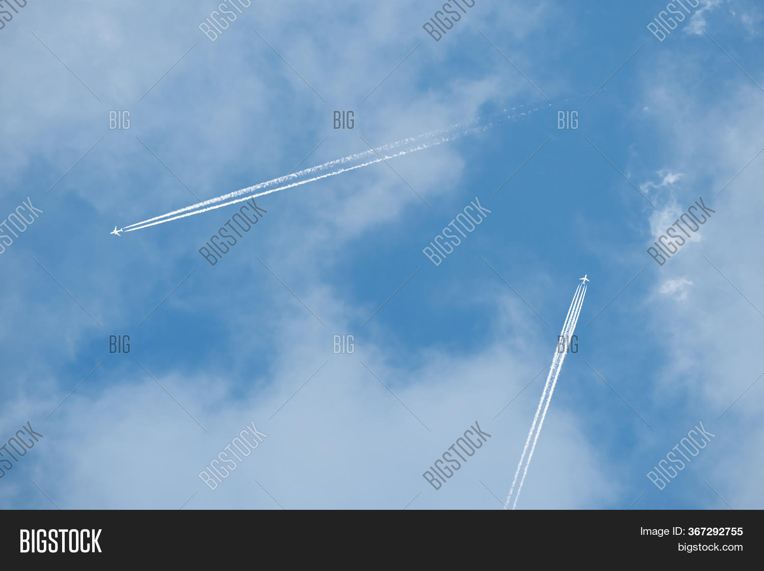 Two Jet Airplanes Image & Photo (Free Trial) | Bigstock