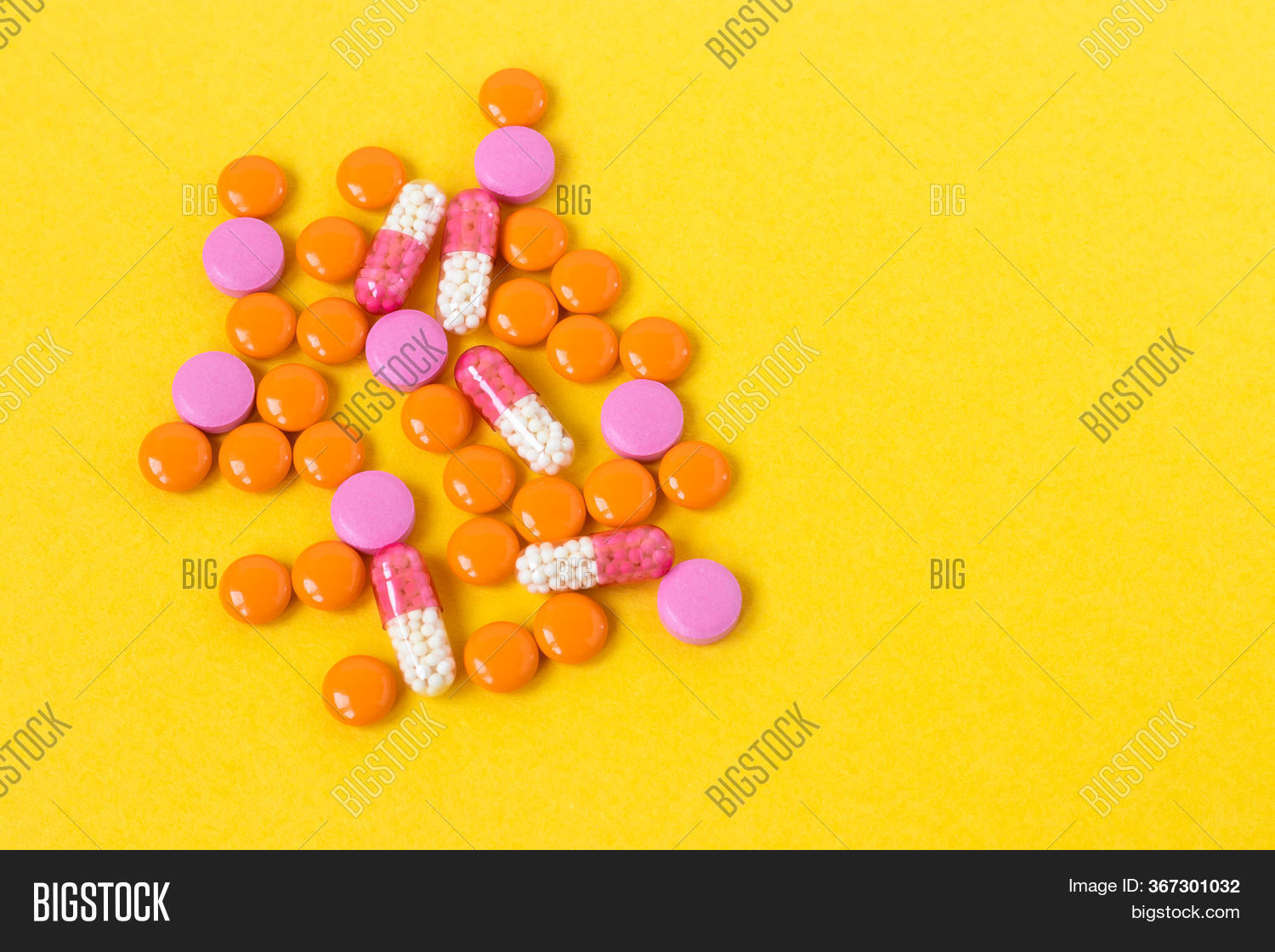 Multi-colored Pills On Image & Photo (Free Trial) | Bigstock
