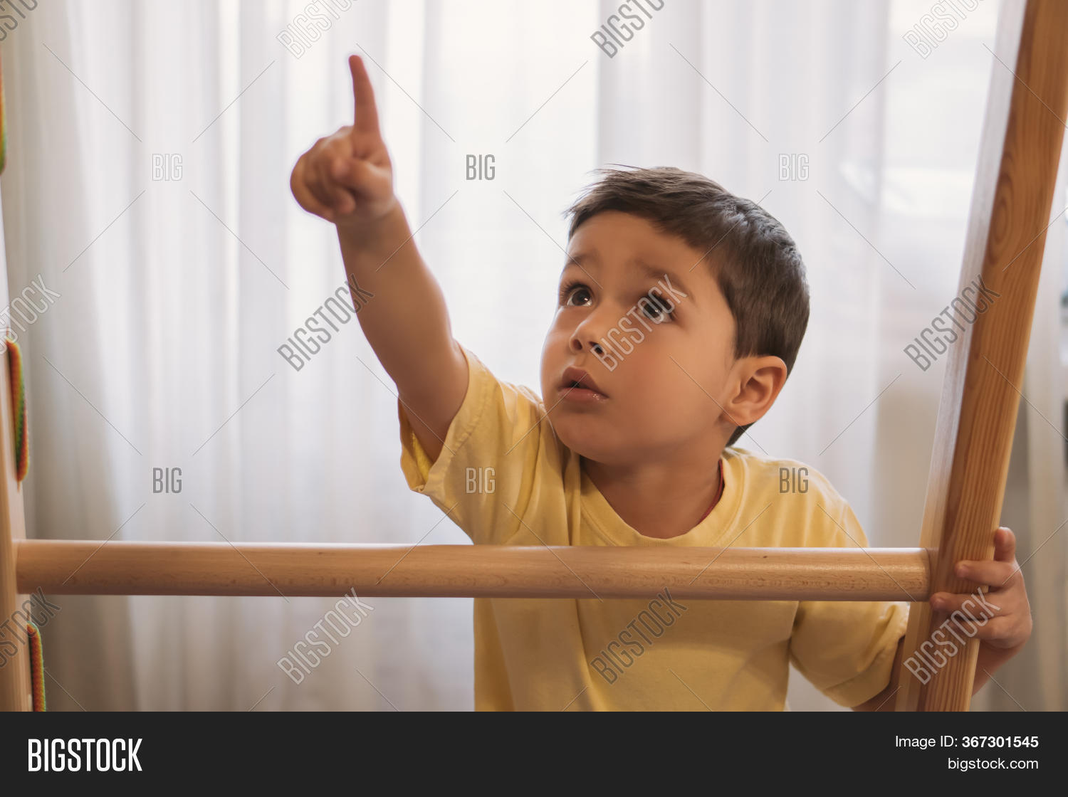 Cute Boy Pointing Image & Photo (Free Trial) | Bigstock