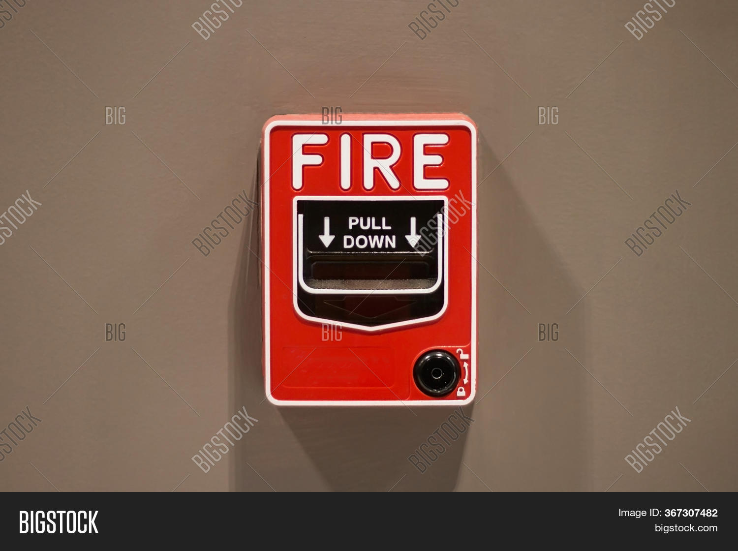Fire Alarm Button Red Image & Photo (Free Trial) | Bigstock