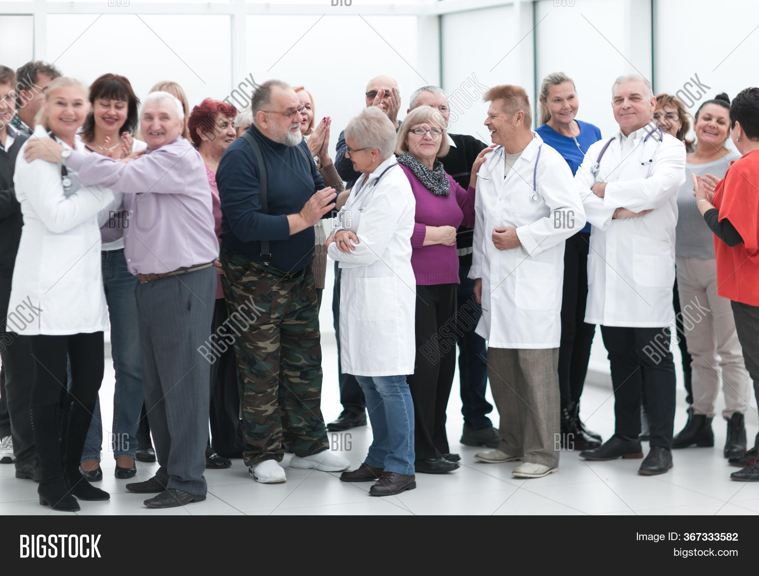 Patients Hug Doctors Image & Photo (Free Trial) | Bigstock
