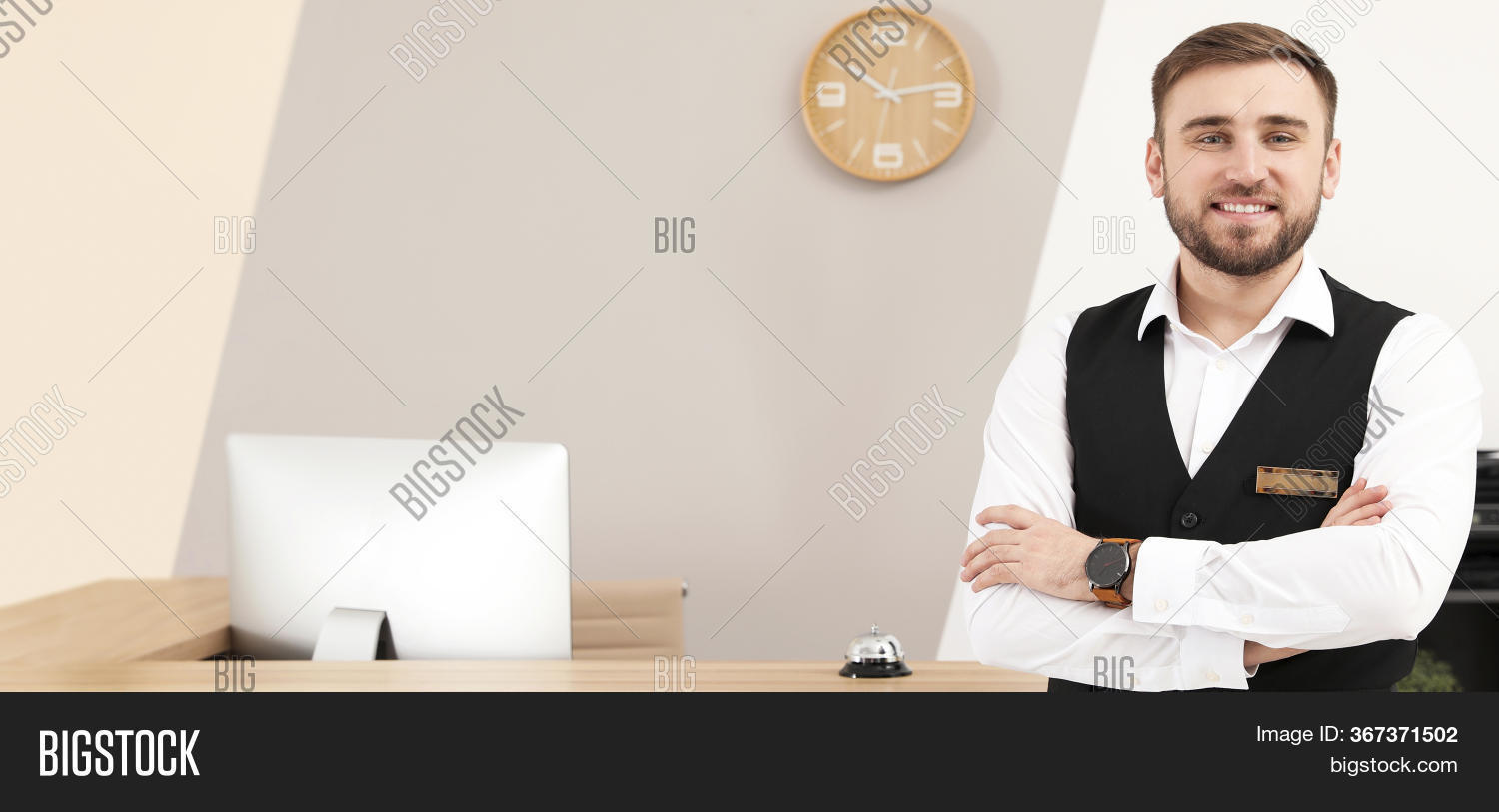 Portrait Receptionist Image & Photo (Free Trial) | Bigstock