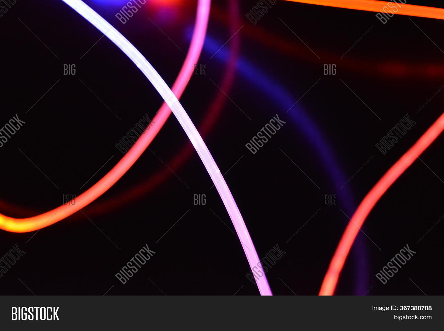 Wire Orange Blue Light Image & Photo (Free Trial) | Bigstock