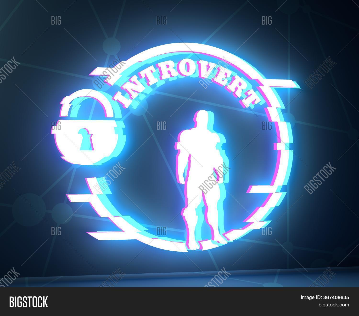 Introvert Simple Icon Image & Photo (Free Trial) | Bigstock