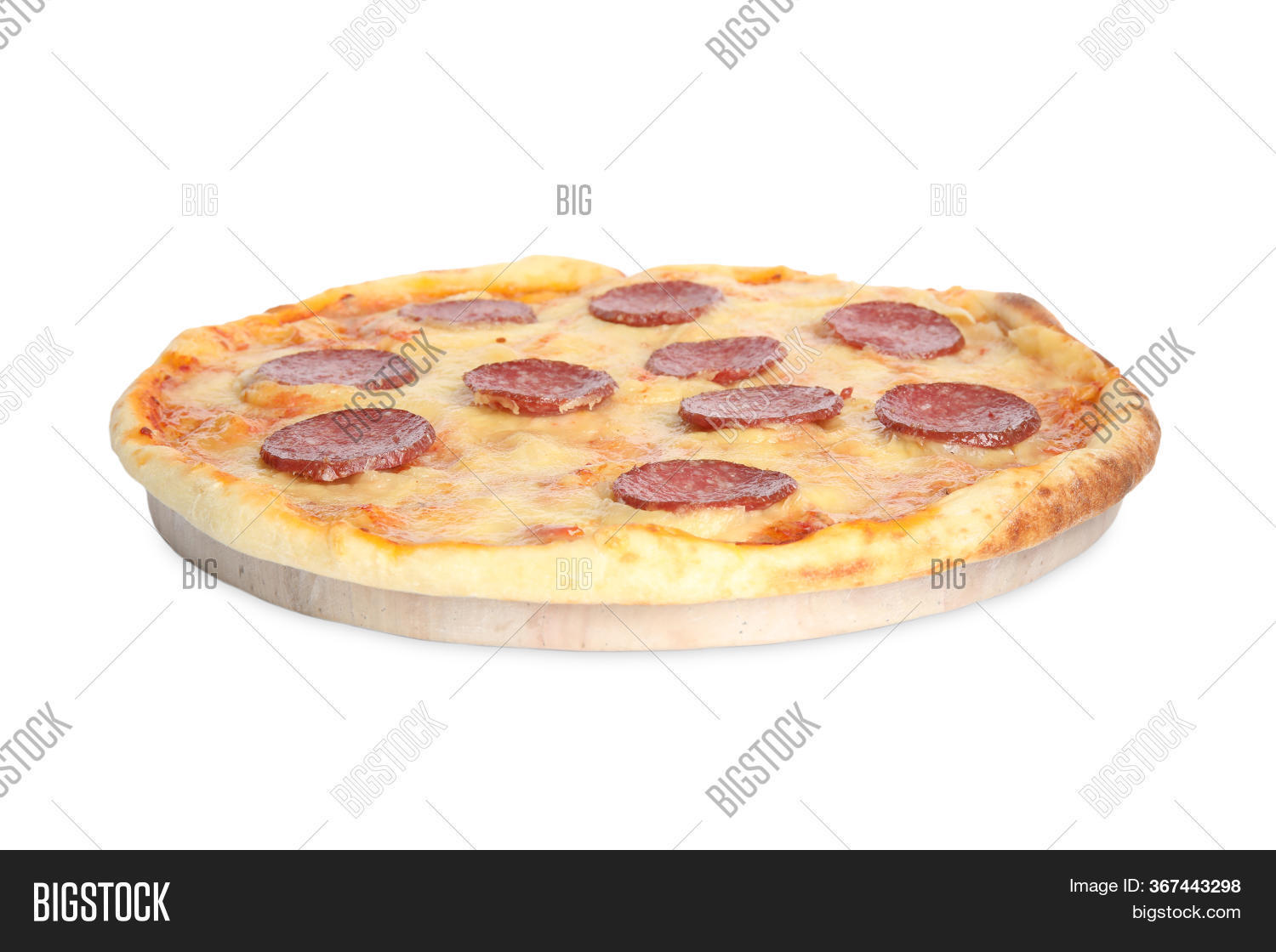 Tasty Fresh Pepperoni Image & Photo (Free Trial) | Bigstock