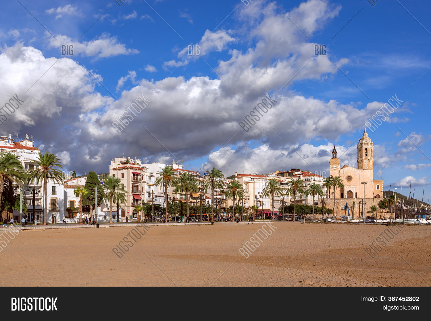 Beautiful View Sitges Image & Photo (Free Trial) | Bigstock