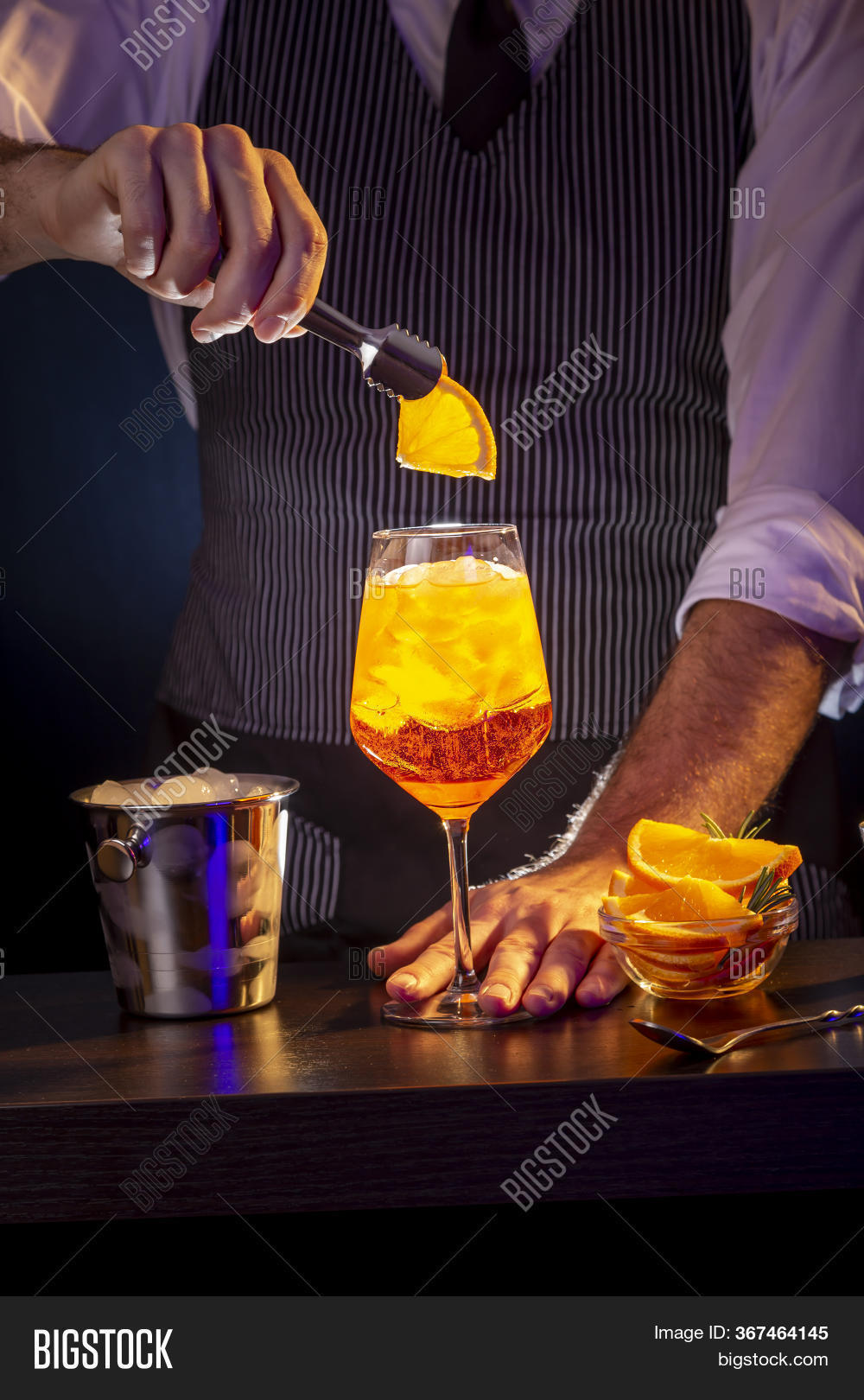 Bartender Decorating Image & Photo (Free Trial) | Bigstock