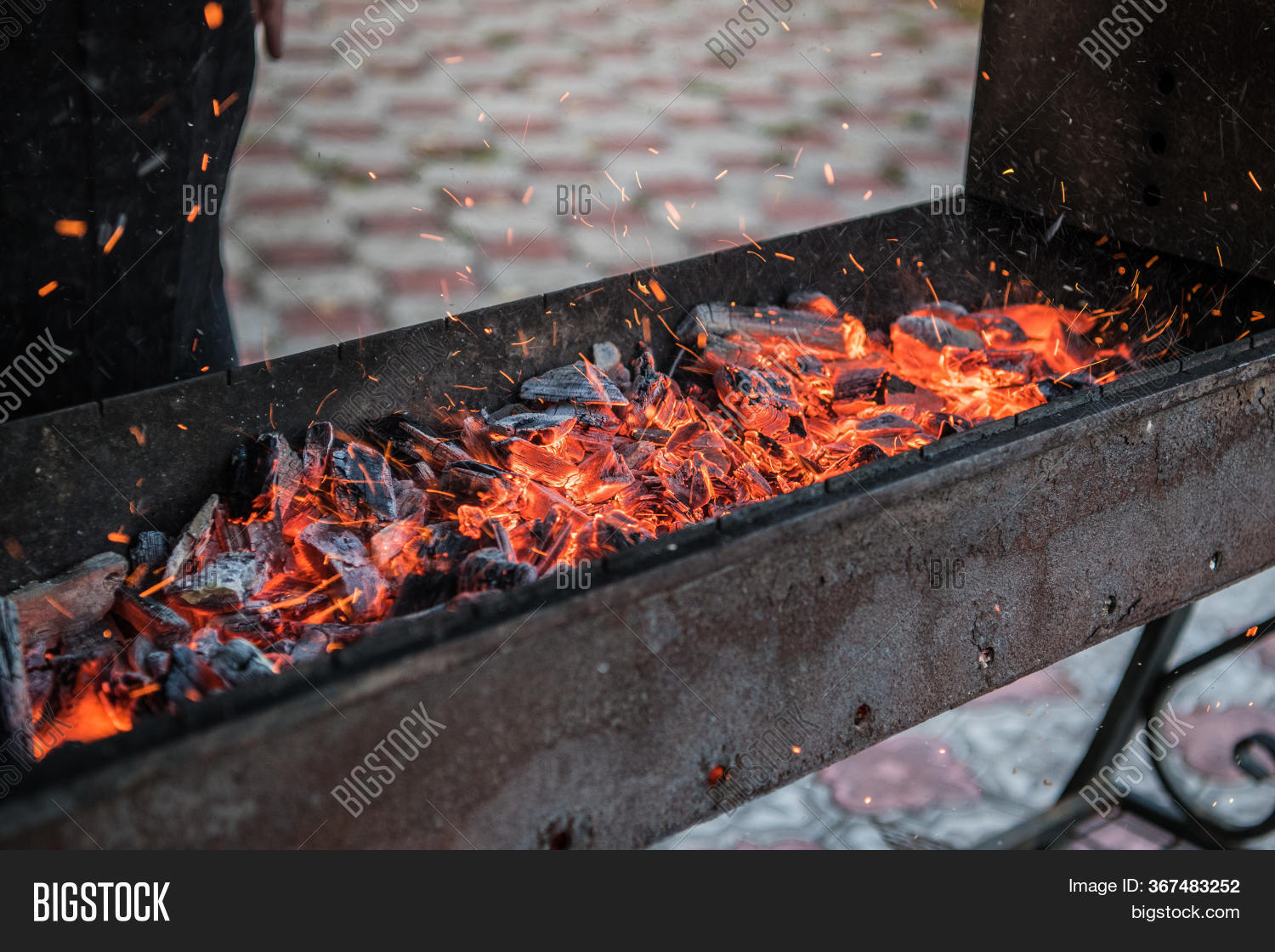 Red Hot Coals Barbecue Image & Photo (Free Trial) | Bigstock