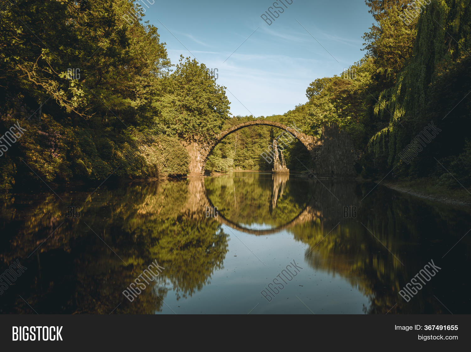 Rakotz Bridge Image & Photo (Free Trial) | Bigstock
