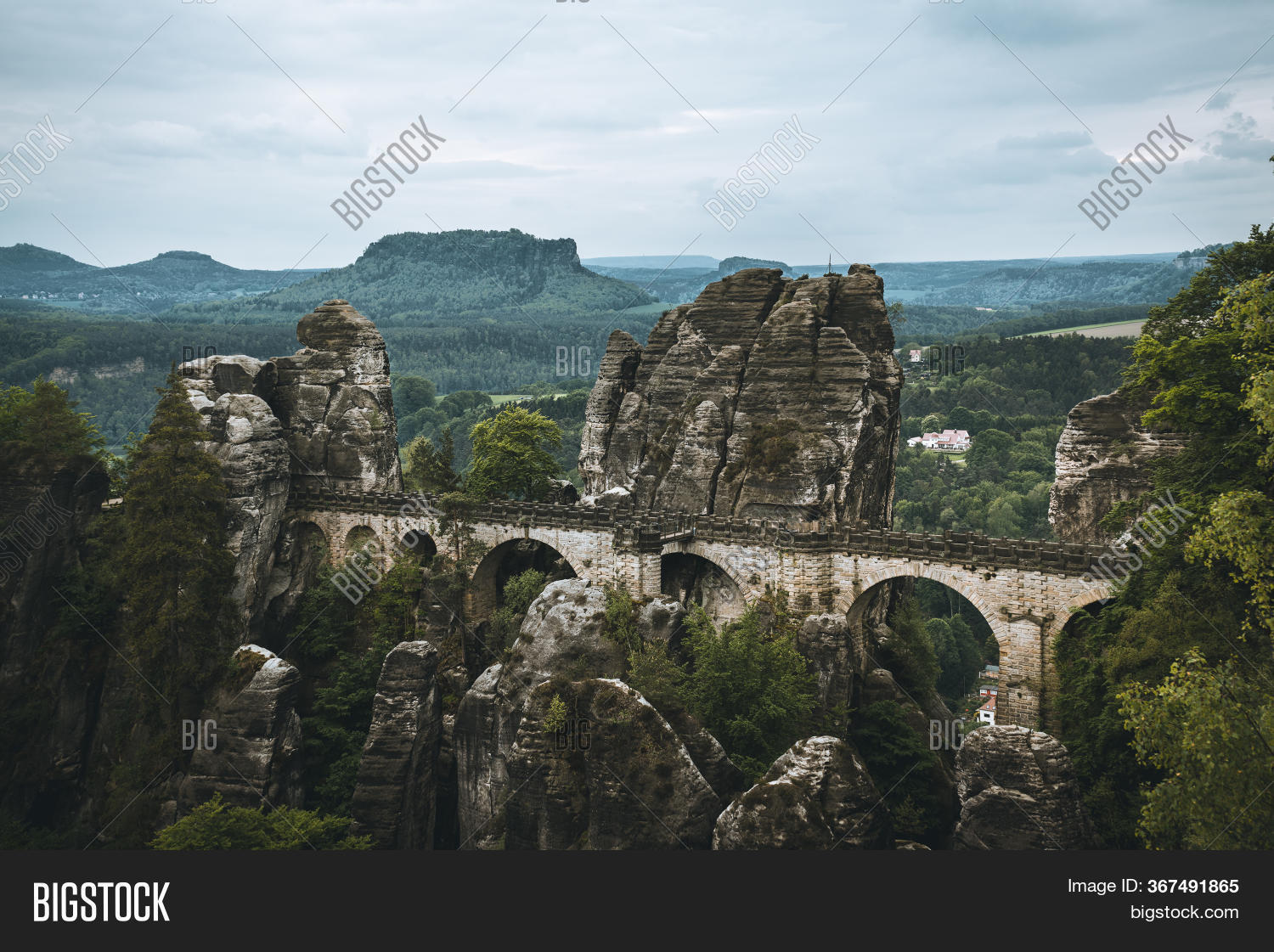 Bastion Bridge Bastei Image & Photo (Free Trial) | Bigstock