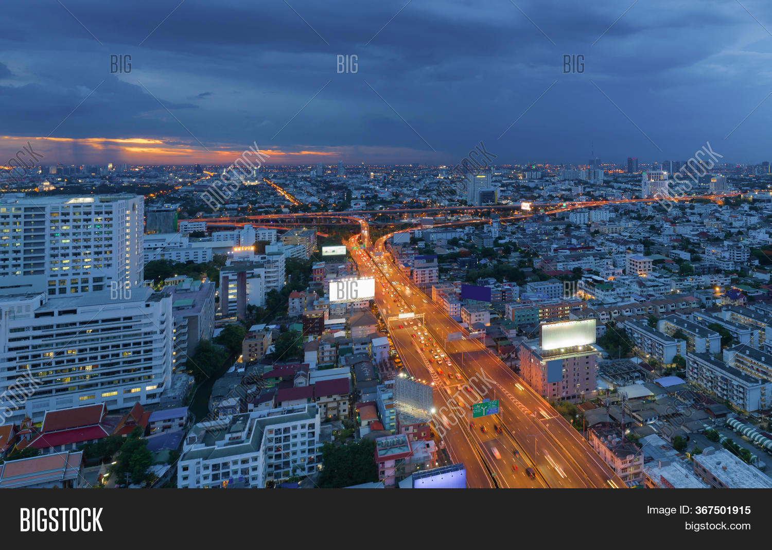 Aerial View Bangkok Image & Photo (Free Trial) | Bigstock