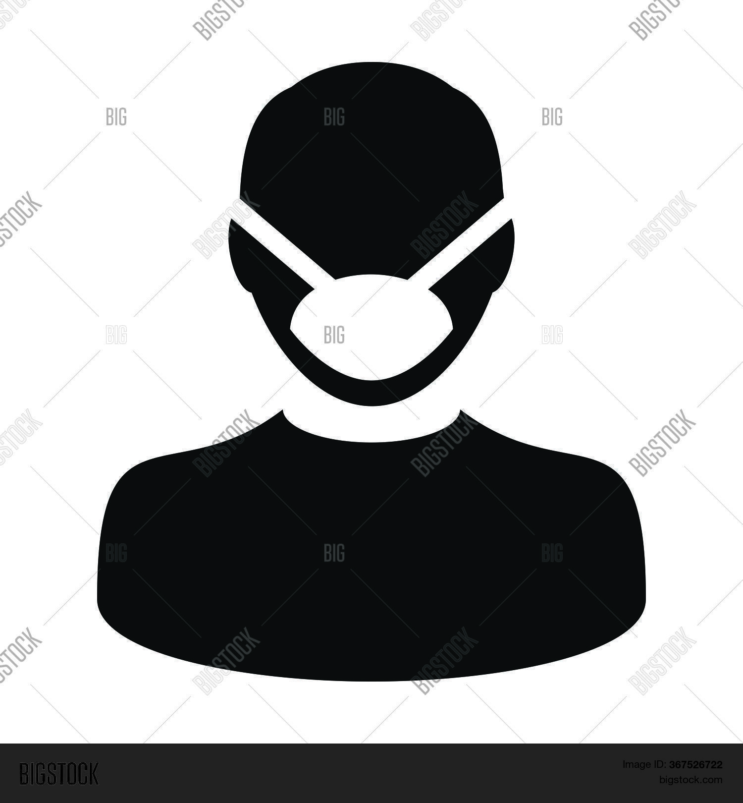 Virus Mask Icon Vector & Photo (Free Trial) | Bigstock