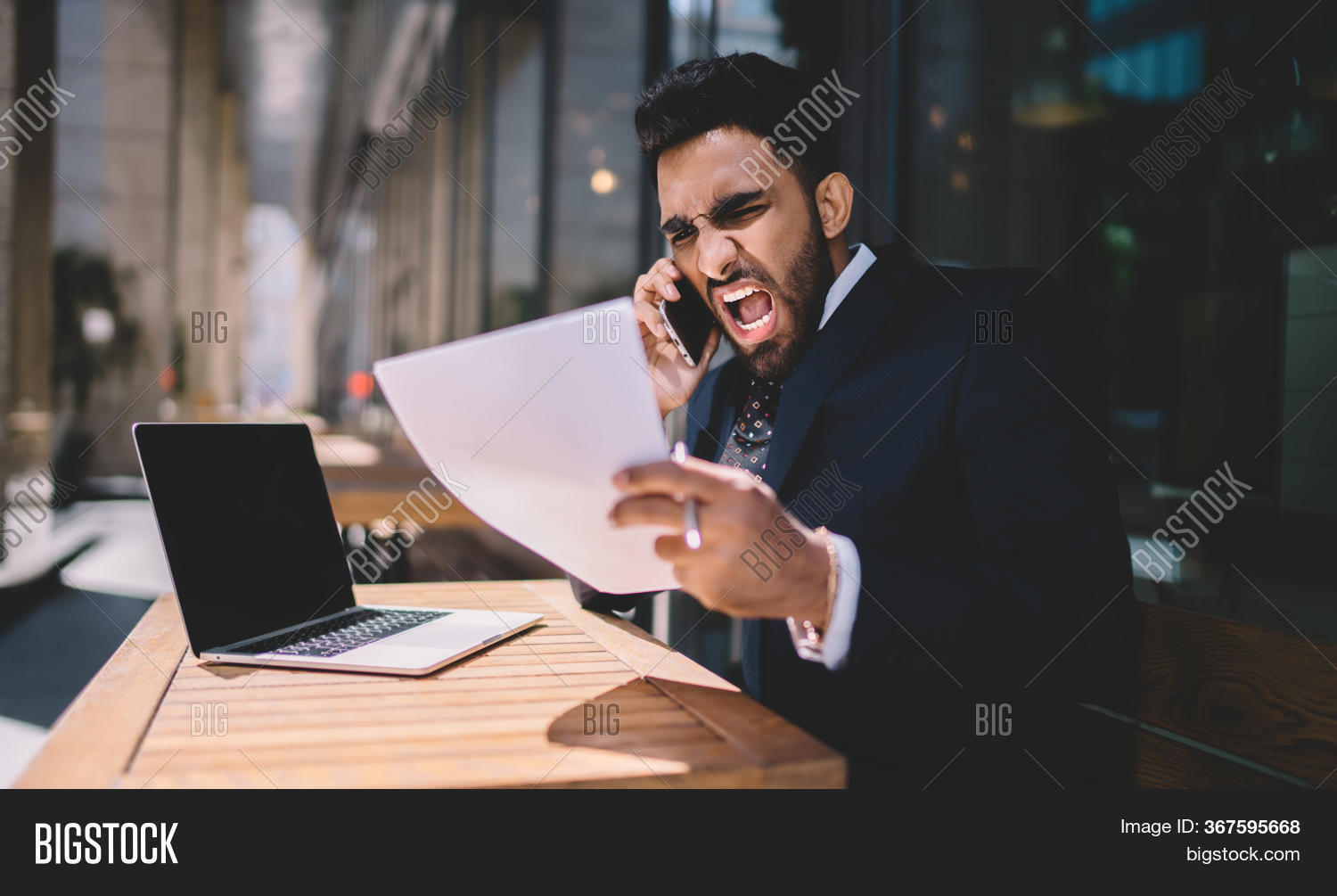 Furious Businessman Image & Photo (Free Trial) | Bigstock