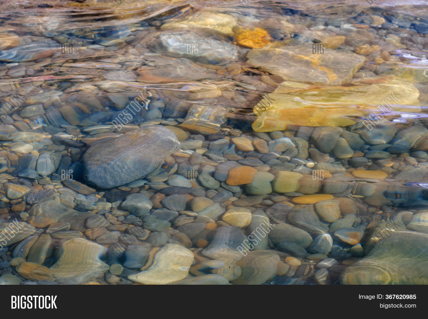 Stones Water. Blue Sea Image & Photo (Free Trial) | Bigstock