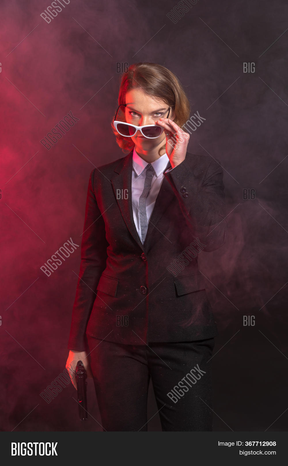Mafian Woman Gun Her Image & Photo (Free Trial) | Bigstock
