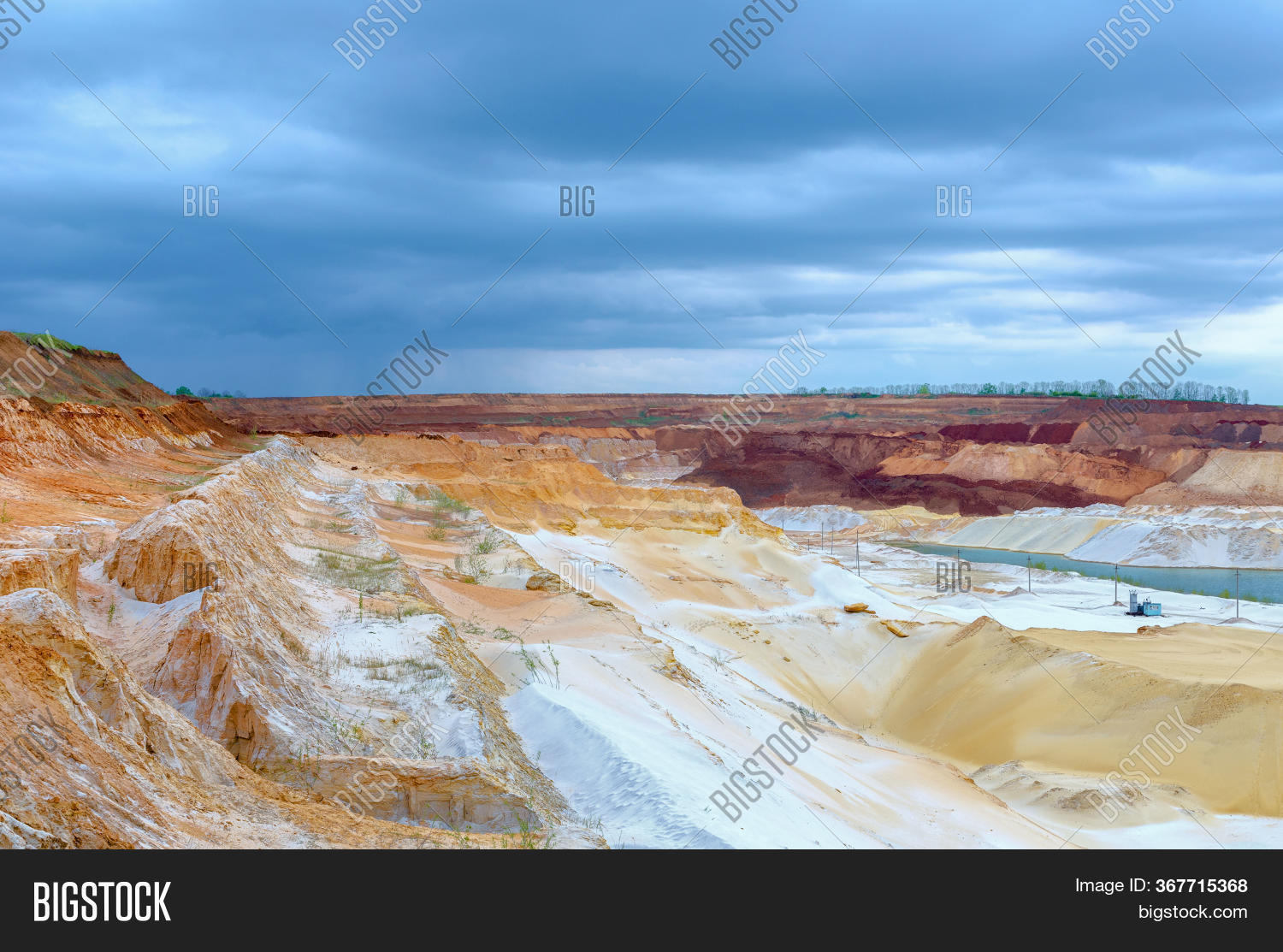 Sand Quarry Where Sand Image & Photo (Free Trial) | Bigstock